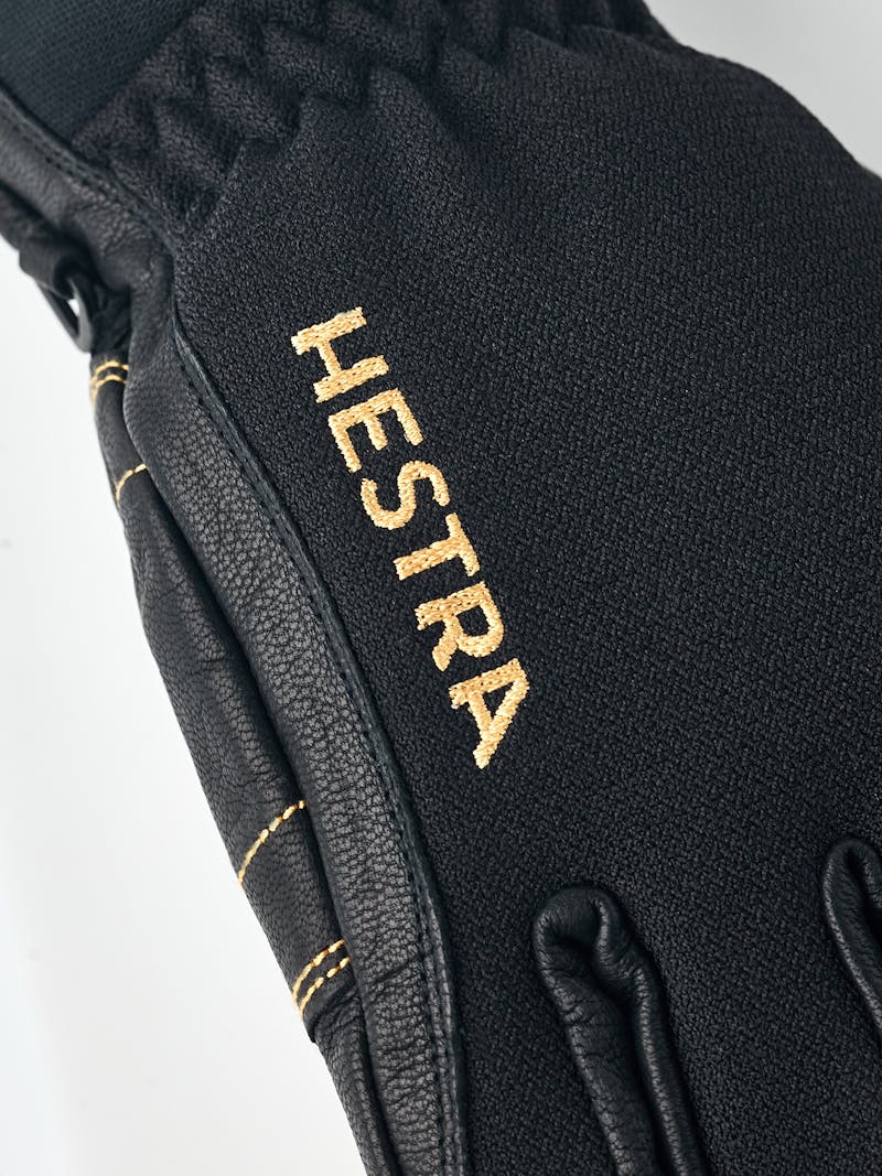 Army Leather Gore-Tex Short 5-finger - Svart | Hestra Gloves